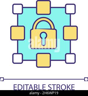 Cryptography RGB color icon Stock Vector Image & Art - Alamy