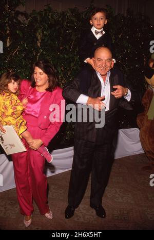 Telly Savalas and wife Julie Savalas and son Christian Savalas Circa ...