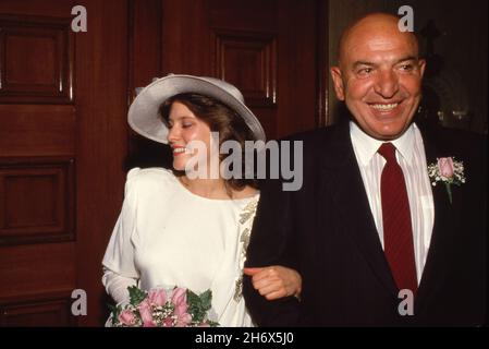 Telly Savalas, wife Julie Savalas, and son Christian Savalas attend ...