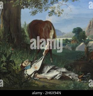 Rudolf von Habsburg on the body of Přemysl Ottokar, King of Bohemia by ...