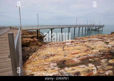 Nightcliff Jetty in Darwin, Northern Territory, Australia Stock Photo ...
