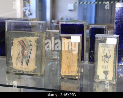 Lisboa, Portugal. 18th Nov, 2021. (INT) Embalmed head of the first ...