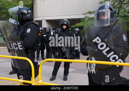 Toronto, Ontario, Canada - 06/25/2010 : Riot police in full gear to ...