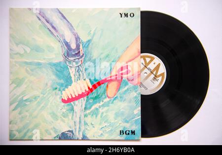 LP cover of BGM, the fourth studio album by Japanese electronic music ...