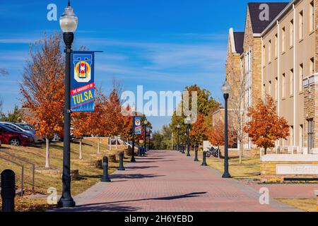 Tulsa, NOV 15 2021 - Sunny view of the SageNet Center Stock Photo - Alamy