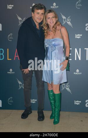 Luca Bernabei and Paola Bernabei attend the launch party of the TV ...