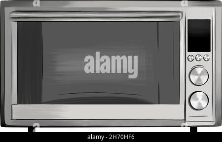 Microwave clip art. Cooking equipment, electrical appliances, kitchen ...