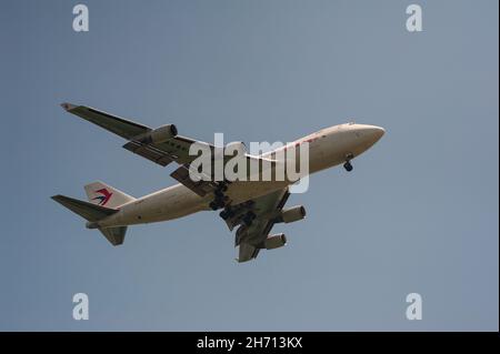 China Airlines Jumbo 747 changi airport singapore Stock Photo - Alamy
