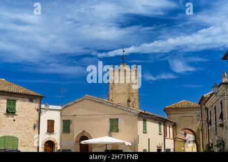 Cerasa, historic village in the Pesaro e Urbino province, Marche, Italy ...