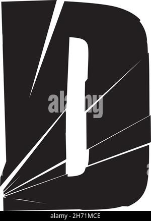 Textured letter C. Shattered, fractured, broken alphabet series - stock ...