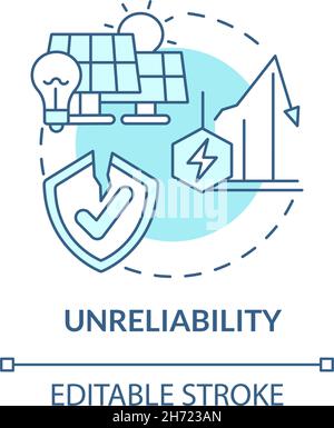 Unreliability concept icon Stock Vector Image & Art - Alamy