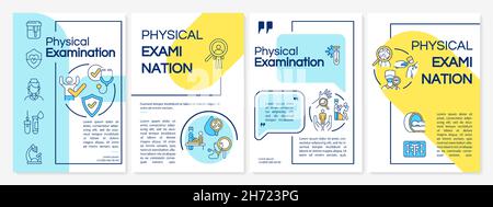 Physical examination brochure template Stock Vector Image & Art - Alamy