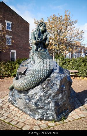 New Brighton Mermaid, Wirral, UK Stock Photo - Alamy