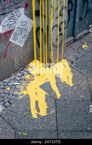 Beautiful street art graffiti. Abstract color creative drawing fashion ...