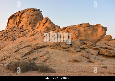 orange desert without people and animals. Nothing Stock Photo - Alamy