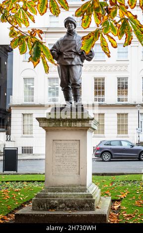 Statue of Edward Wilson on Cheltenham Promenade. Wilson accompanied ...