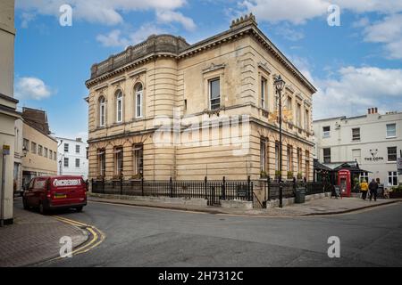 The Old Courthouse restaurant on Regent Street in Cheltenham in ...