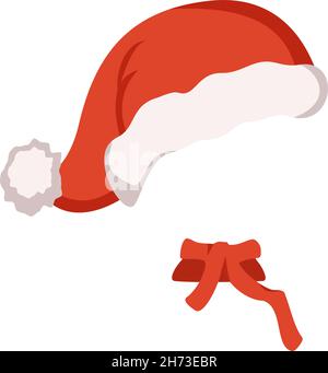 scarf and hat of Santa Claus Stock Vector Image & Art - Alamy
