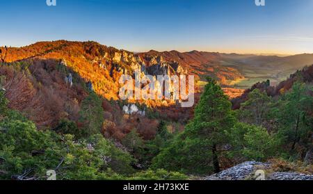 Sulovske skaly (Sulov Rocks): viewpoint at Sulov Rocks, rock, forest ...