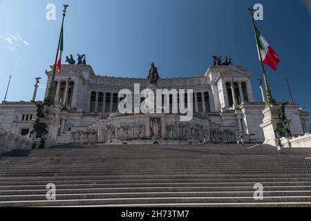 Monument symbol of Italy called Altare della Patria or Vittoriano in ...