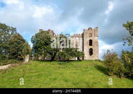 The remains of Raphoe castle in County Donegal - Ireland Stock Photo ...