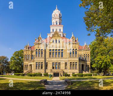Paris, Illinois, USA - September 28, 2021: The Historic Edgar County ...