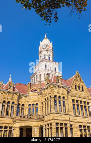 Paris, Illinois, USA - September 28, 2021: The Historic Edgar County ...