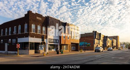 Olney, Illinois, USA - October 1, 2021: The Richland County Courthouse ...