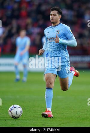 Coventry City's Tyler Walker during the pre-season friendly match at ...