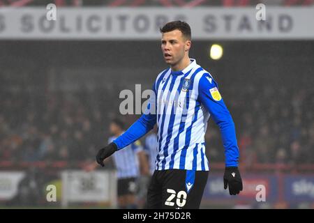Florian Kamberi #20 of Sheffield Wednesday and Bailey Peacock-Farrell ...