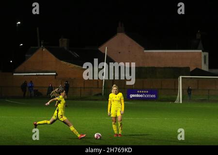 HETTON LE HOLE, GBR. NOV 20TH General view during the FA Women's ...