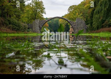 Rakotzbrücke, devils bridge in Germany Stock Photo - Alamy