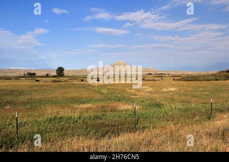 Scenic Crowheart Butte in Wyoming was the site of a major 1866 battle ...