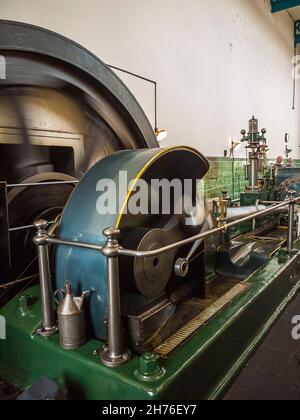 These were the steam engines and flywheels that powered the looms that ...