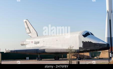 Buran life-size model- the first spaceplane as part of the Soviet ...