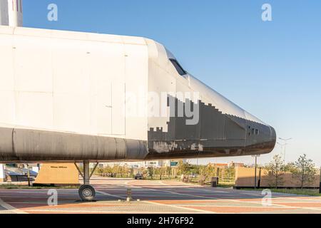 Buran life-size model- the first spaceplane as part of the Soviet ...