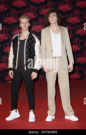 Dorian Lauduique and Cesar de Rummel from band Ofenbach attend the 24th ...