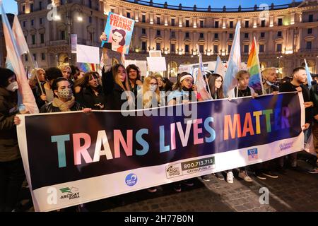MARCH AGAINST TRANSPHOBIA IN THE WORLD Stock Photo - Alamy