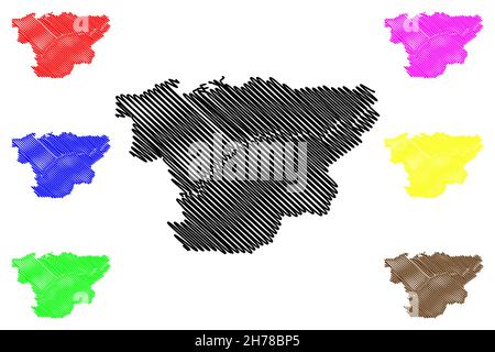 Burhanpur district (Madhya Pradesh State, Indore division, Republic of ...