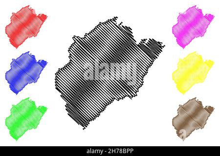 Budgam district (Jammu and Kashmir union territory, Republic of India ...