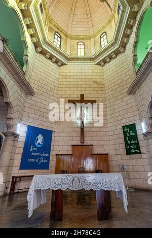 Interior colonial architectural details of the Saint Joseph Catholic ...