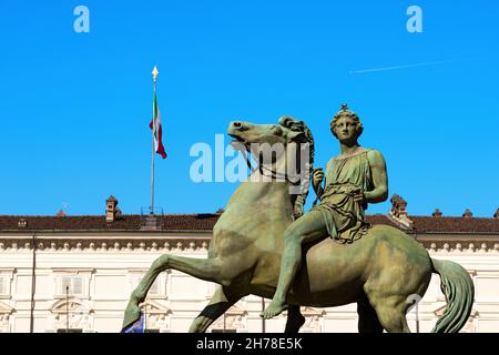 Equestrian statue of the Greek, Roman and Etruscan mythological ...