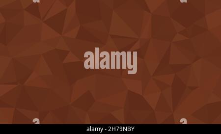 Abstract background of chocolate triangles. The geometric structure of ...