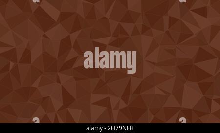 Abstract background of chocolate triangles. The geometric structure of ...