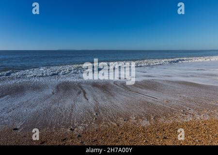 Windmill beach in Selsey near Chichester, West Sussex, UK Stock Photo ...