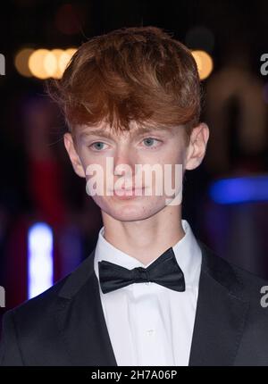 LONDON, ENGLAND - NOVEMBER 15: Henry Lawfull attends the UK Premiere of ...