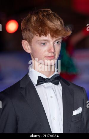 LONDON, ENGLAND - NOVEMBER 15: Henry Lawfull attends the UK Premiere of ...