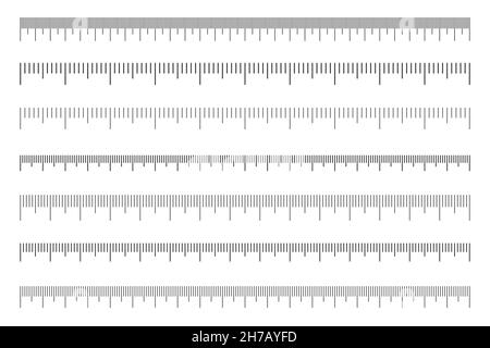 Measuring chart with 5 centimeters. Length measurement math, distance ...