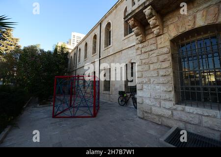 The restored old Shaare Zedek hospital building on 161 Jaffa street in ...