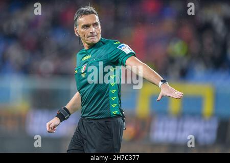 Ferraris Stadium, Genova, Italy, November 19, 2022, Phases of the game ...